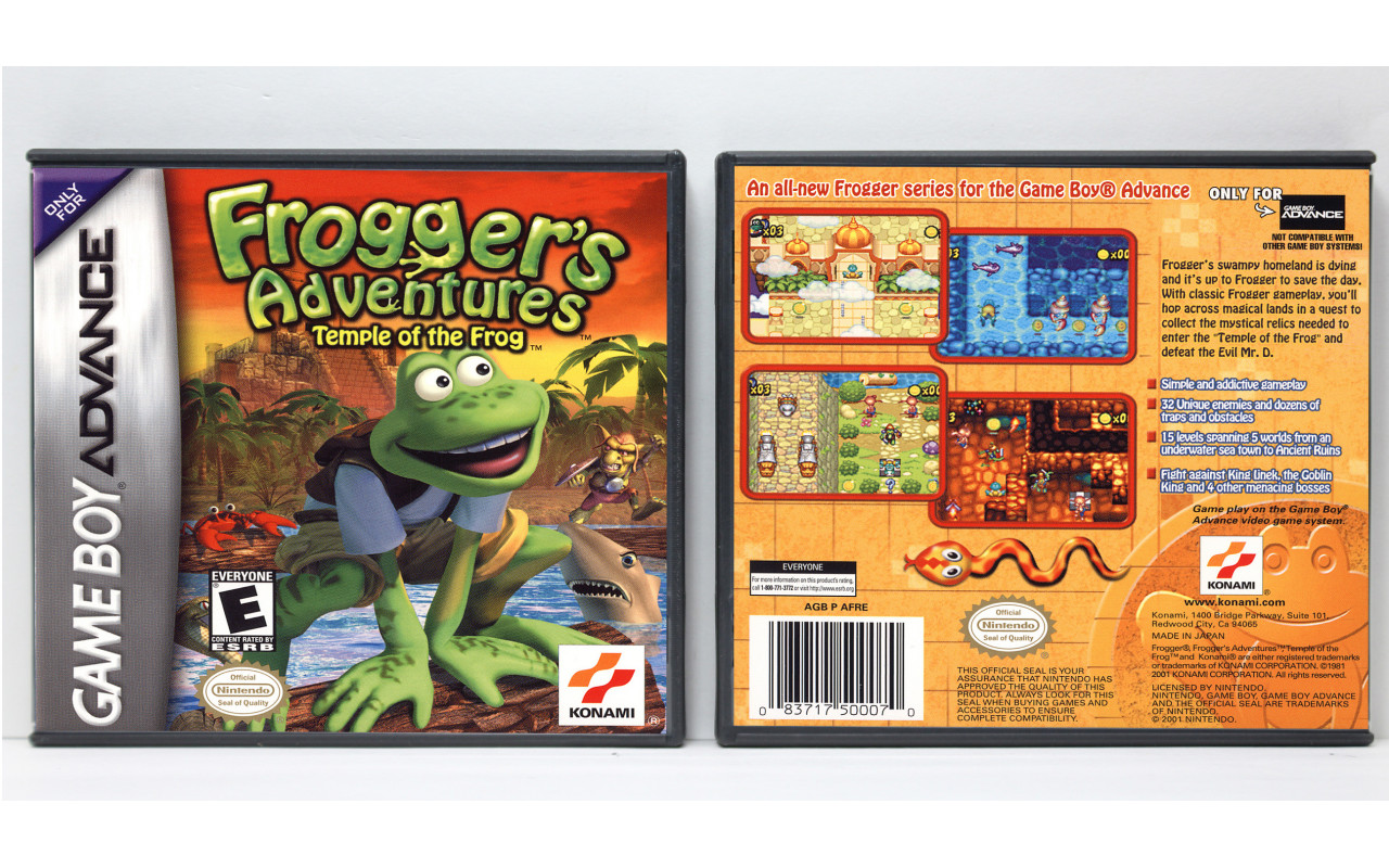 Gaming Relics - Game Boy Advance - Frogger's Adventures: Temple of the Frog