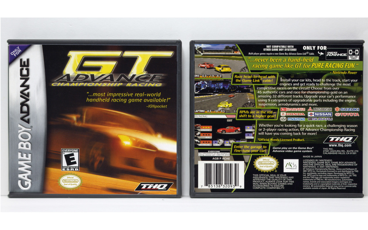 Gaming Relics - GT Advance Championship Racing
