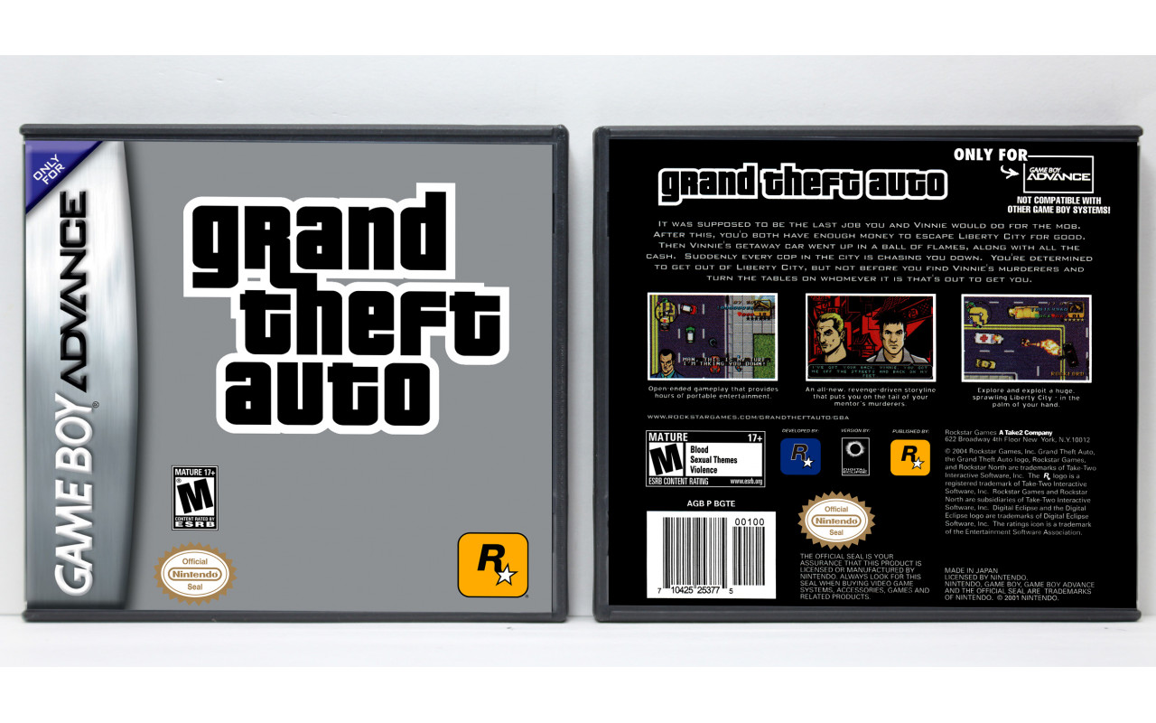 Gaming Relics - Game Boy Advance - Grand Theft Auto