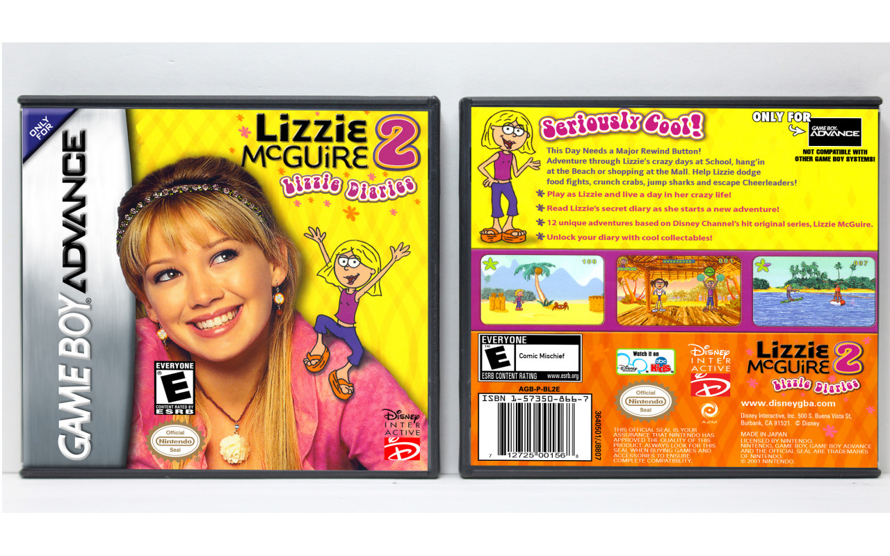Gaming Relics - Game Boy Advance - Lizzie McGuire 2: Lizzie Diaries