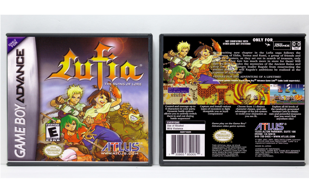 Gaming Relics - Game Boy Advance - Lufia: The Ruins of Lore