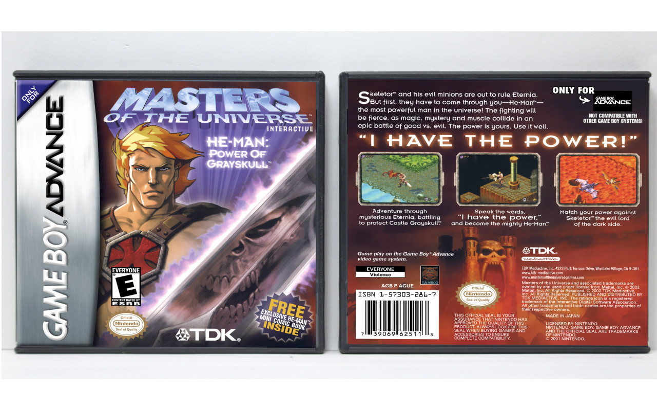 Gaming Relics - Game Boy Advance - Masters of the Universe: He-Man ...