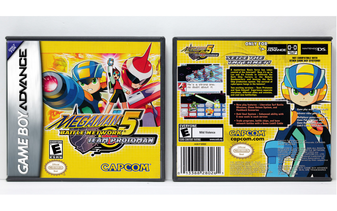 Gaming Relics - Game Boy Advance - Mega Man Battle Network 5: Team Protoman