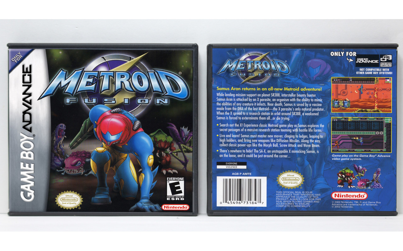 Gaming Relics - Game Boy Advance - Metroid Fusion