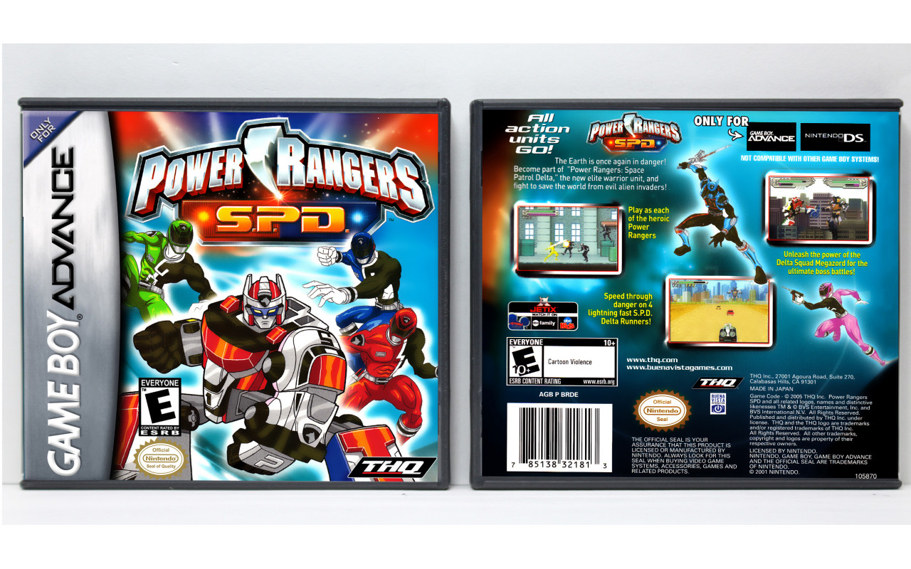 Gaming Relics - Game Boy Advance - Power Rangers SPD