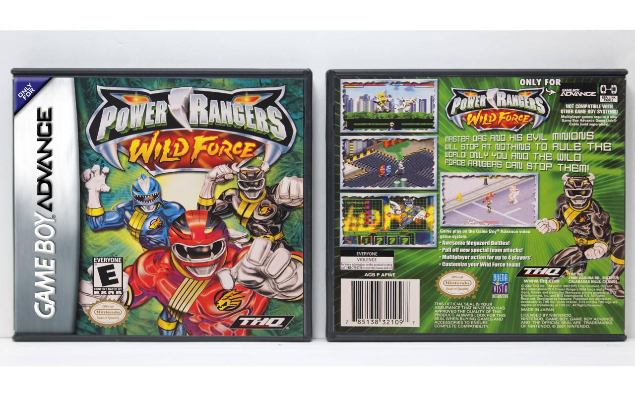 Gaming Relics - Game Boy Advance - Power Rangers: Wild Force
