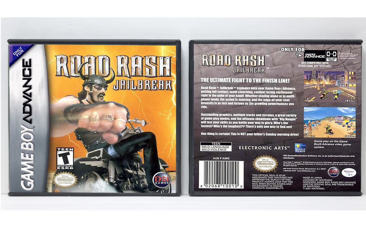 Gaming Relics - Game Boy Advance - Road Rash: Jailbreak