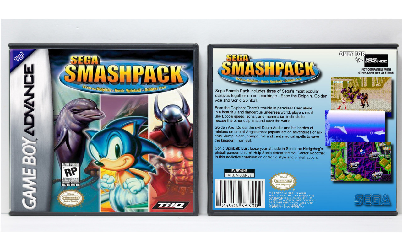 Gaming Relics - Game Boy Advance - SEGA Smashpack