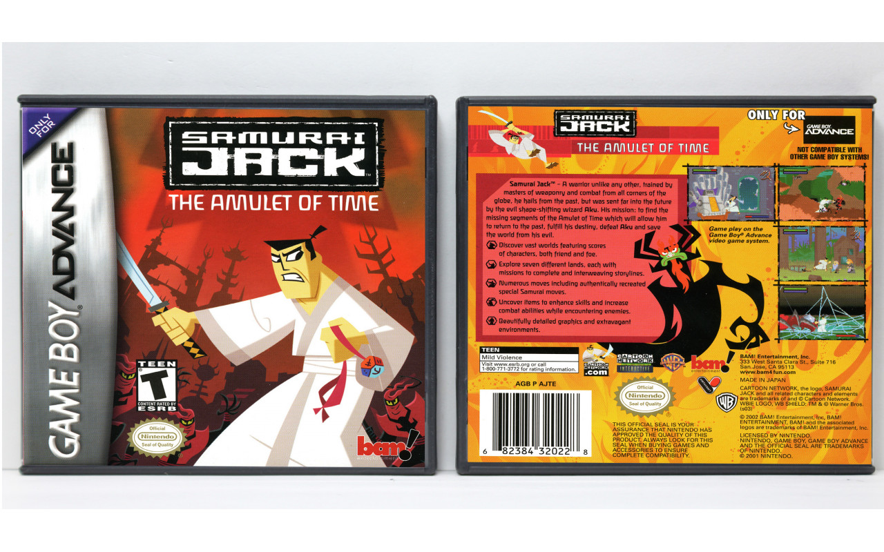 Gaming Relics - Game Boy Advance - Samurai Jack: The Amulet of Time