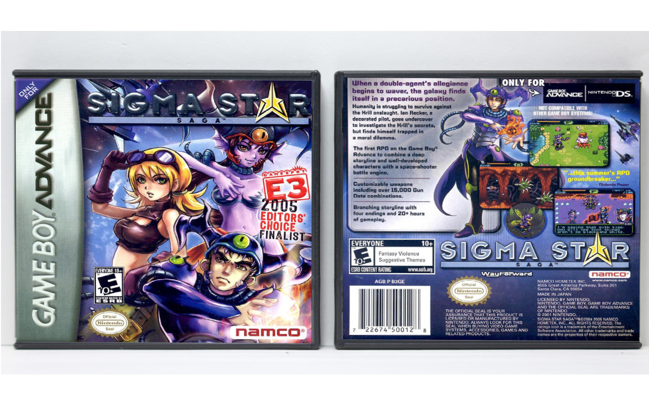 Gaming Relics - Game Boy Advance - Sigma Star Saga
