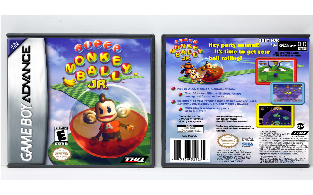Gaming Relics - Game Boy Advance - Super Monkey Ball Jr.
