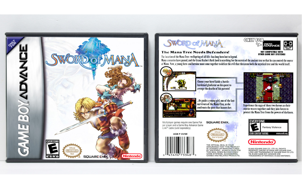 Gaming Relics - Game Boy Advance - Sword of Mana