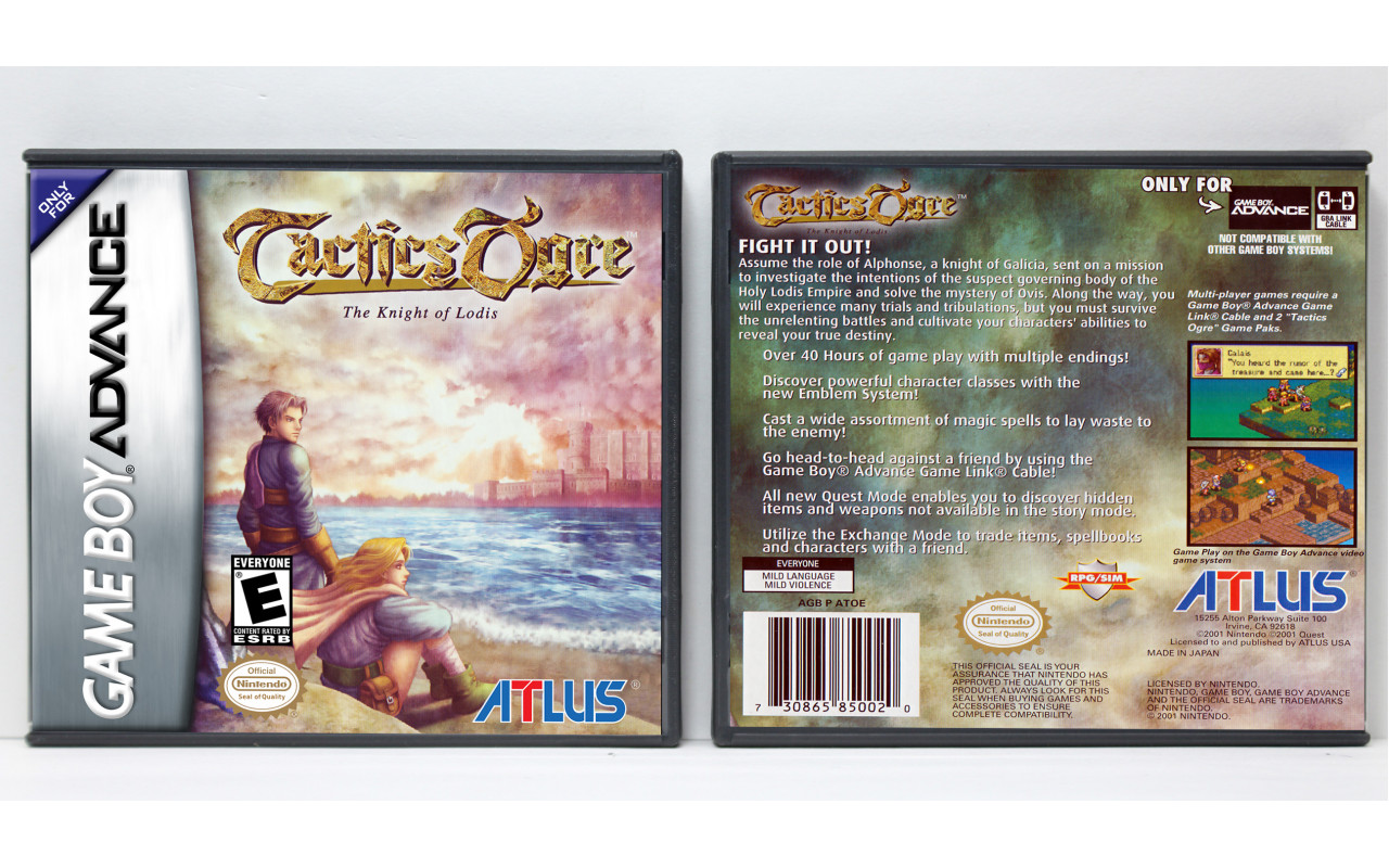 Gaming Relics - Game Boy Advance - Tactics Ogre: The Knight of Lodis