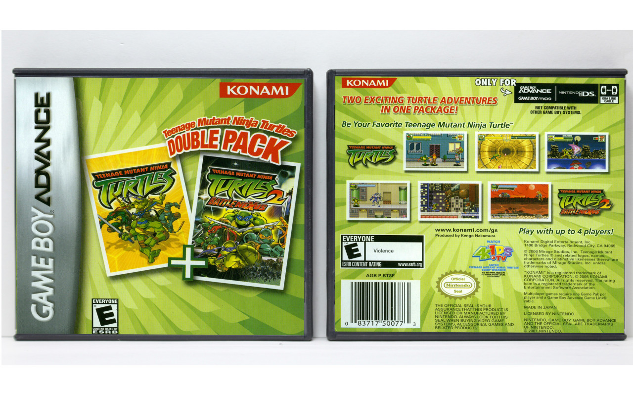 Gaming Relics - Teenage Mutant Ninja Turtles Double Pack