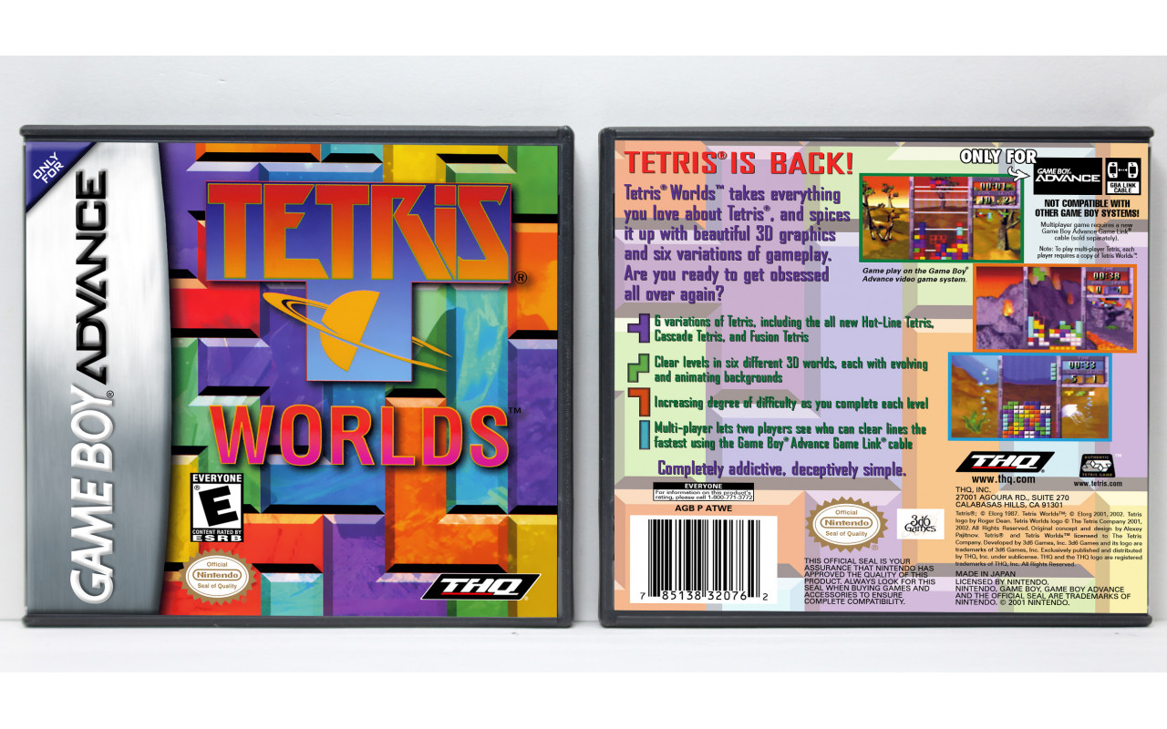 Gaming Relics - Game Boy Advance - Tetris Worlds