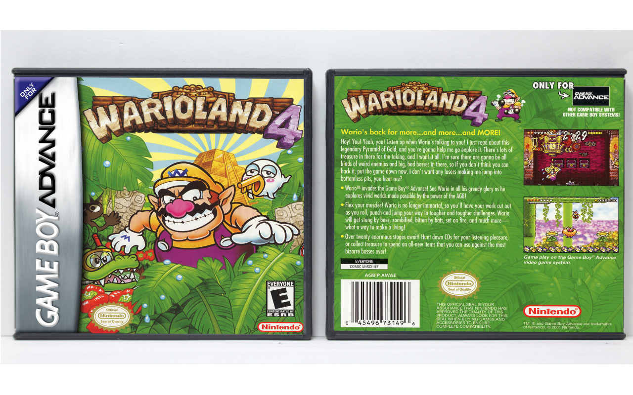 Gaming Relics - Game Boy Advance - Wario Land 4