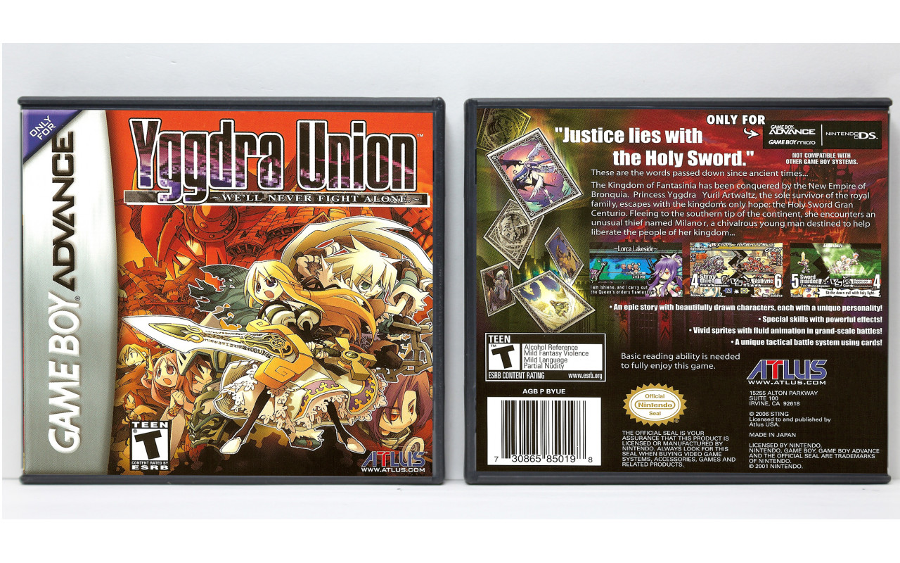 Gaming Relics - Game Boy Advance - Yggdra Union