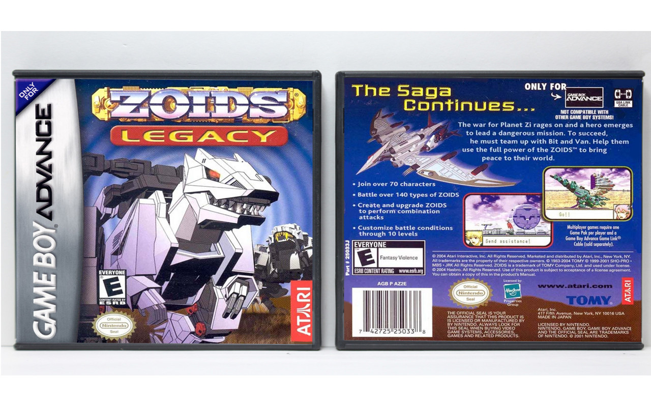 Gaming Relics - Game Boy Advance - Zoids Legacy