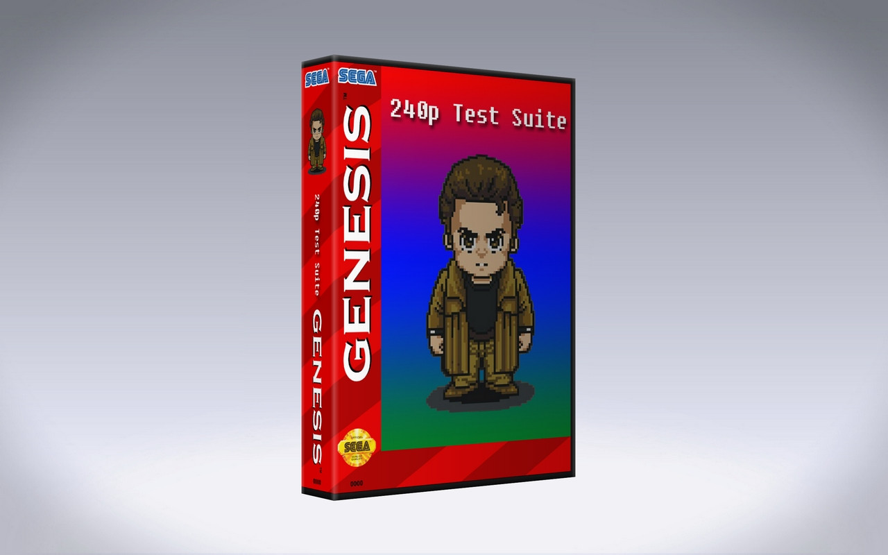 Gaming Relics - Sega Genesis - 240p Test Suite (Homebrew)