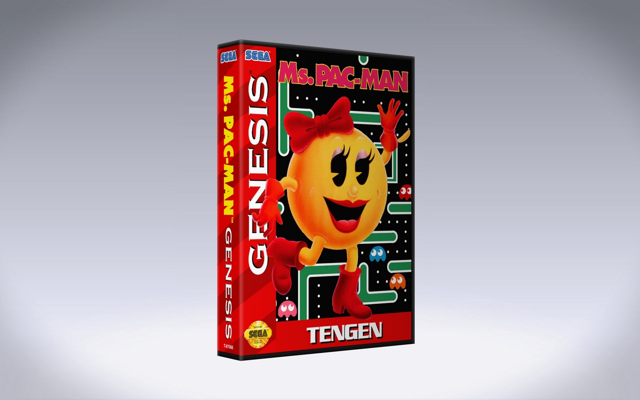 Gaming Relics - Sega Genesis - Ms. Pac-Man (Red Spine)