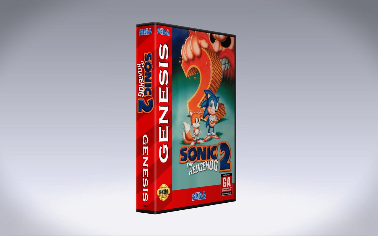 Gaming Relics - Sega Genesis - Sonic the Hedgehog 2 (Red Spine)