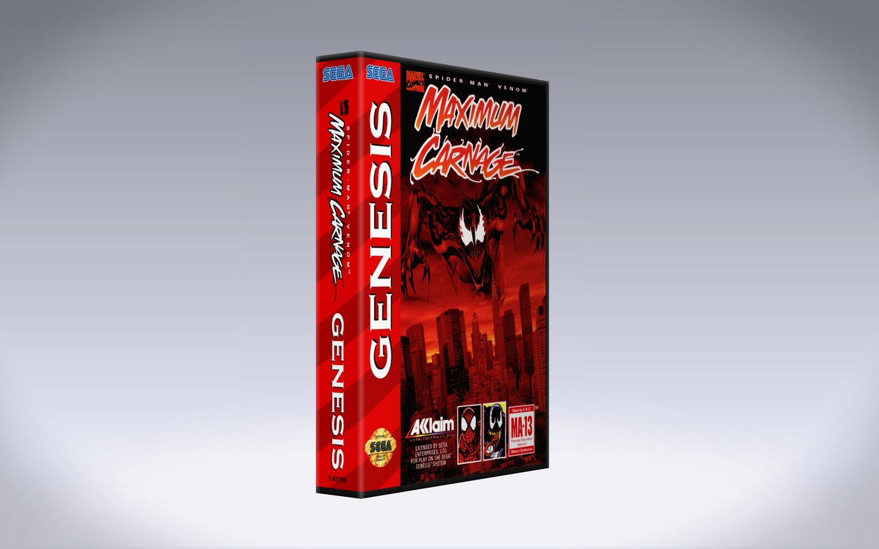 Gaming Relics - Sega Genesis - Spider-Man & Venom: Maximum Carnage