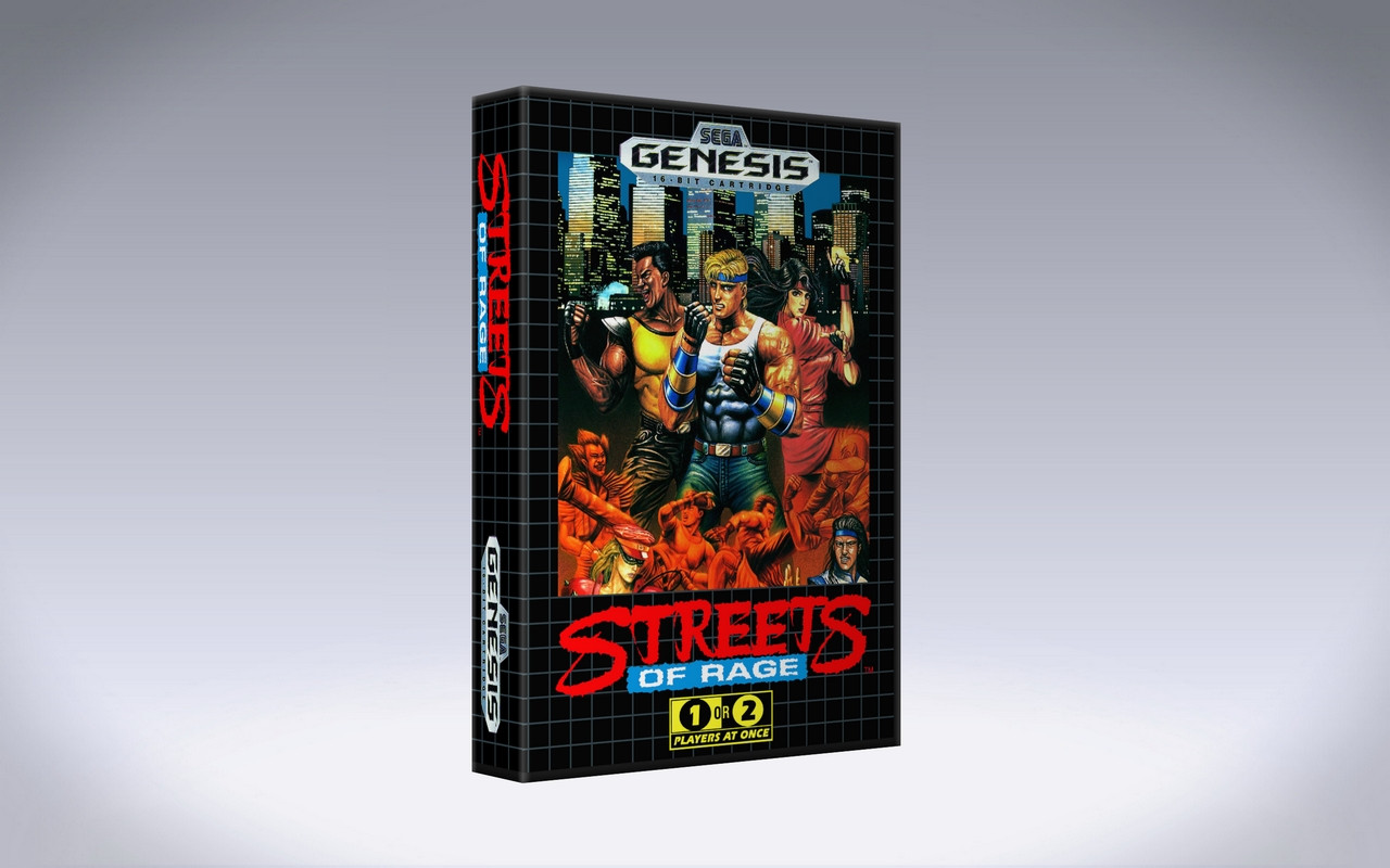 Gaming Relics - Sega Genesis - Streets of Rage (JP Cover Art)