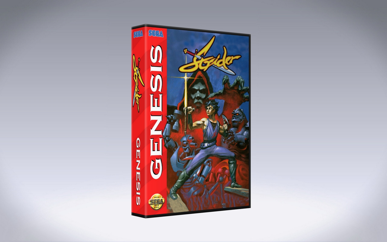 Gaming Relics - Sega Genesis - Strider (PAL Cover Art)