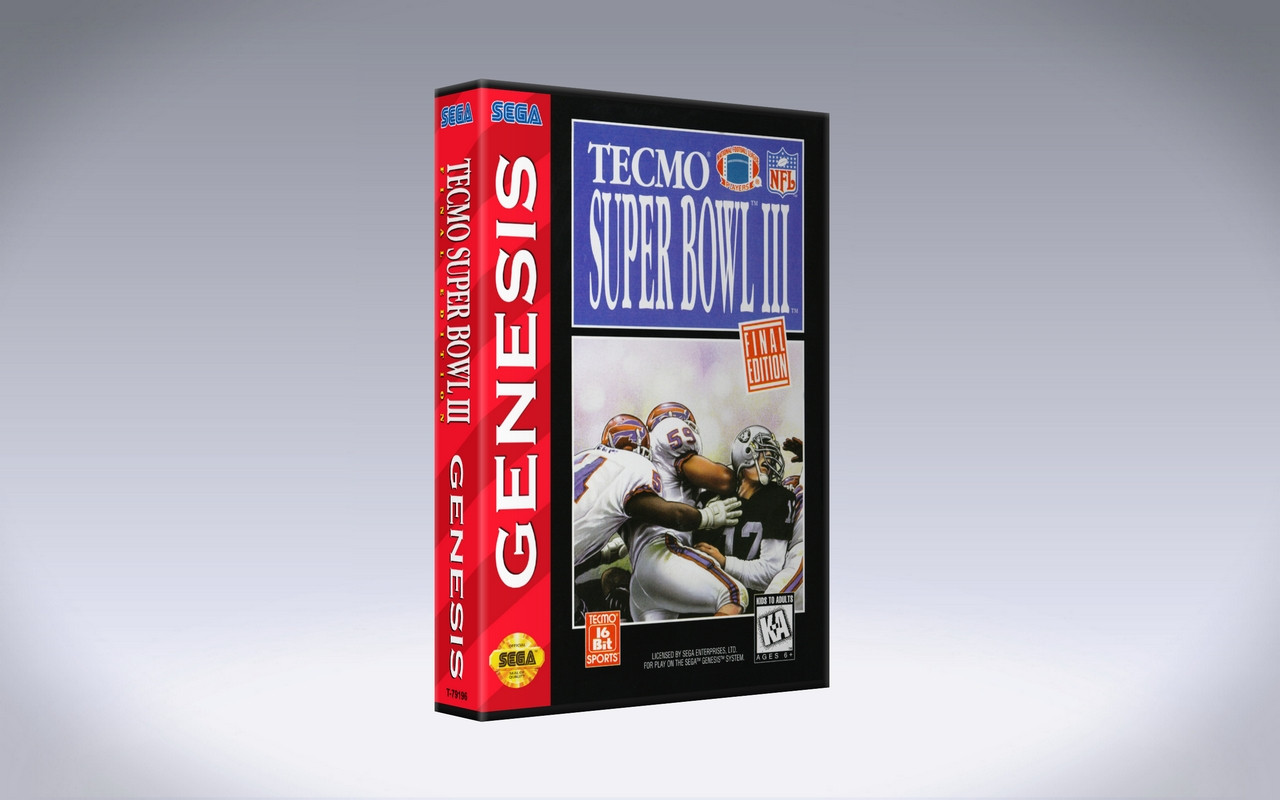 Gaming Relics - Tecmo Super Bowl III: Final Edition