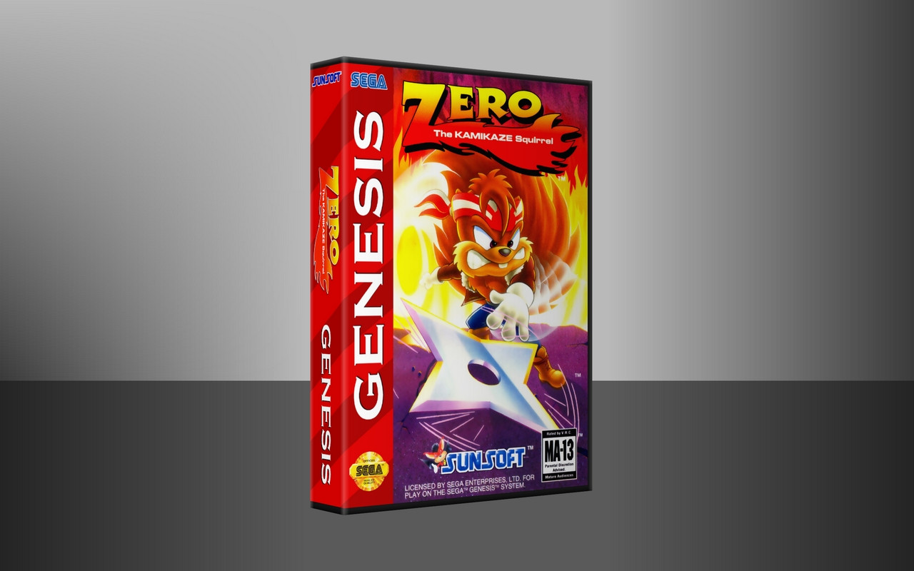 Gaming Relics - Sega Genesis - Zero the Kamikaze Squirrel