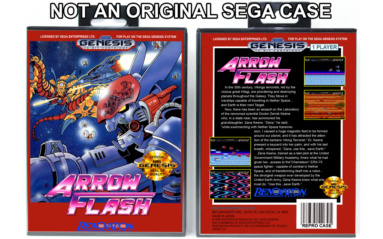 Gaming Relics - Sega Genesis - Arrow Flash
