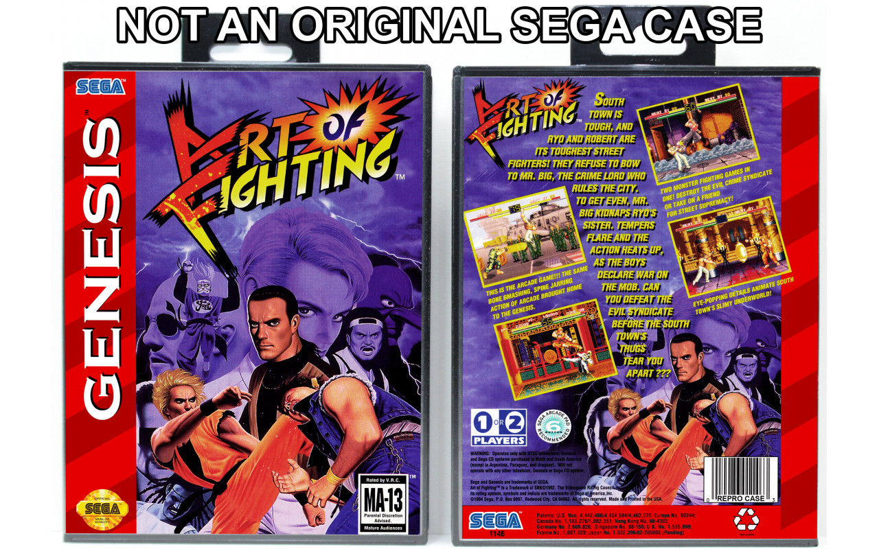 Gaming Relics - Sega Genesis - Art of Fighting