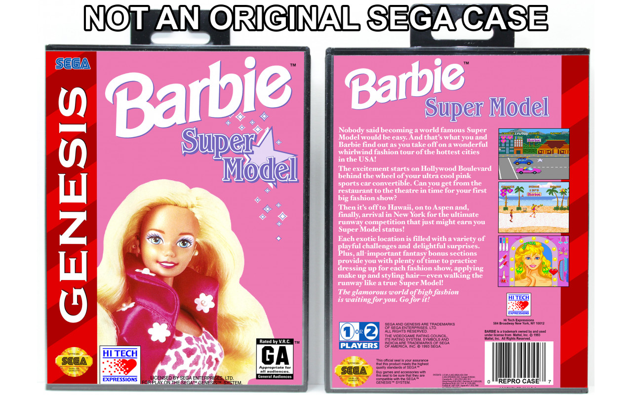 Gaming Relics - Sega Genesis - Barbie: Super Model