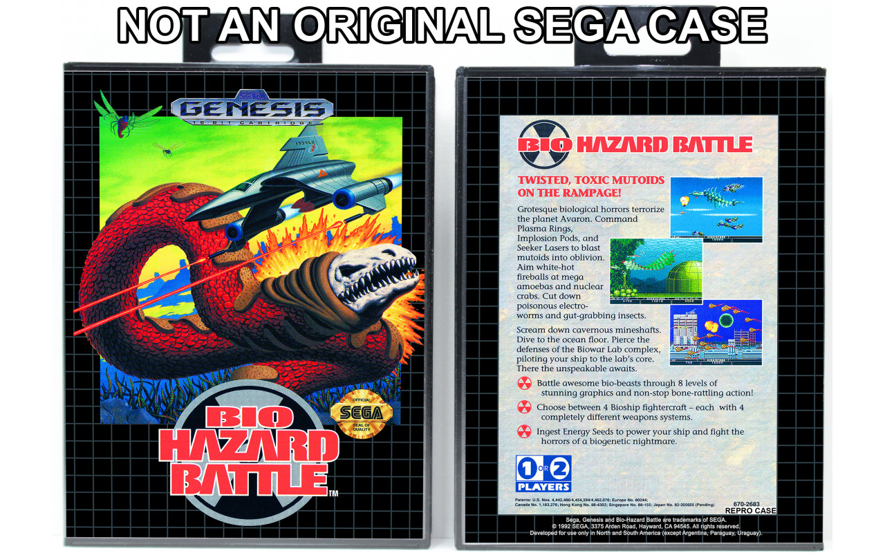 Gaming Relics - Sega Genesis - Bio Hazard Battle