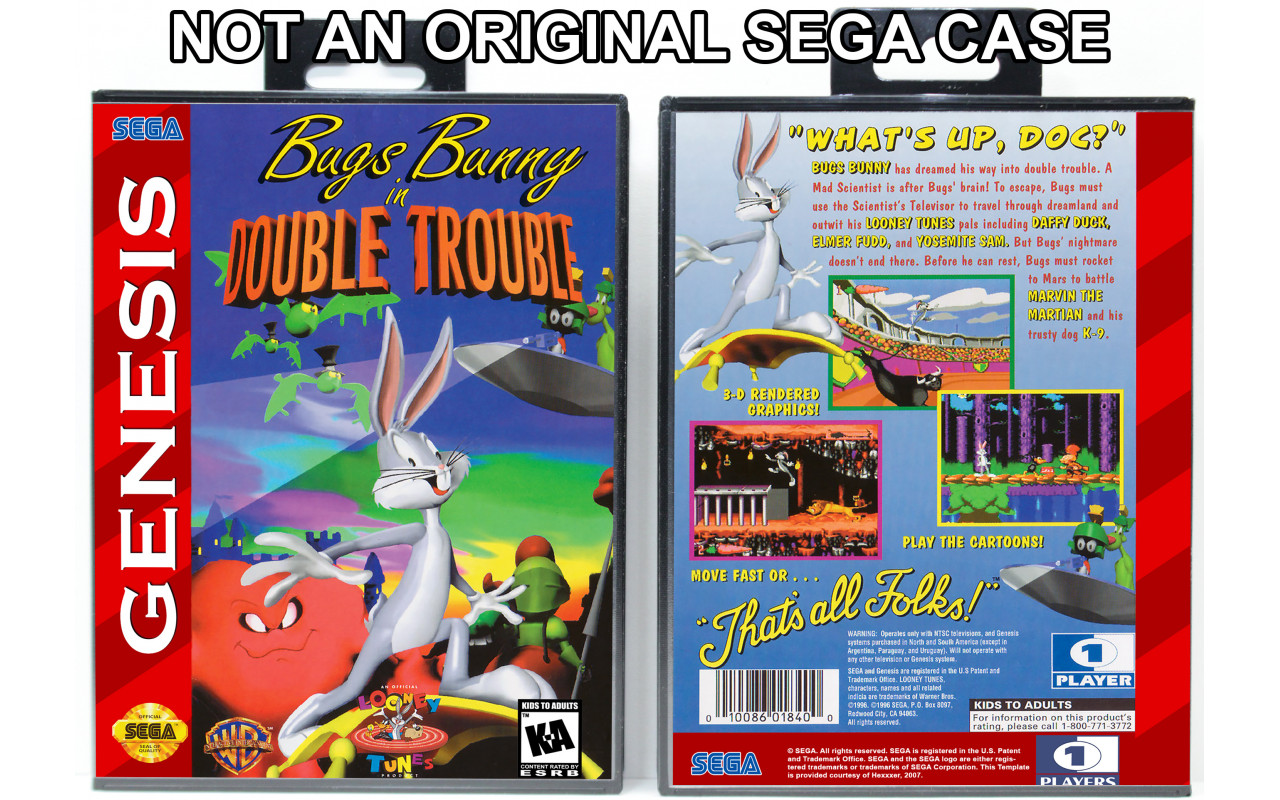 Gaming Relics - Sega Genesis - Bugs Bunny in Double Trouble