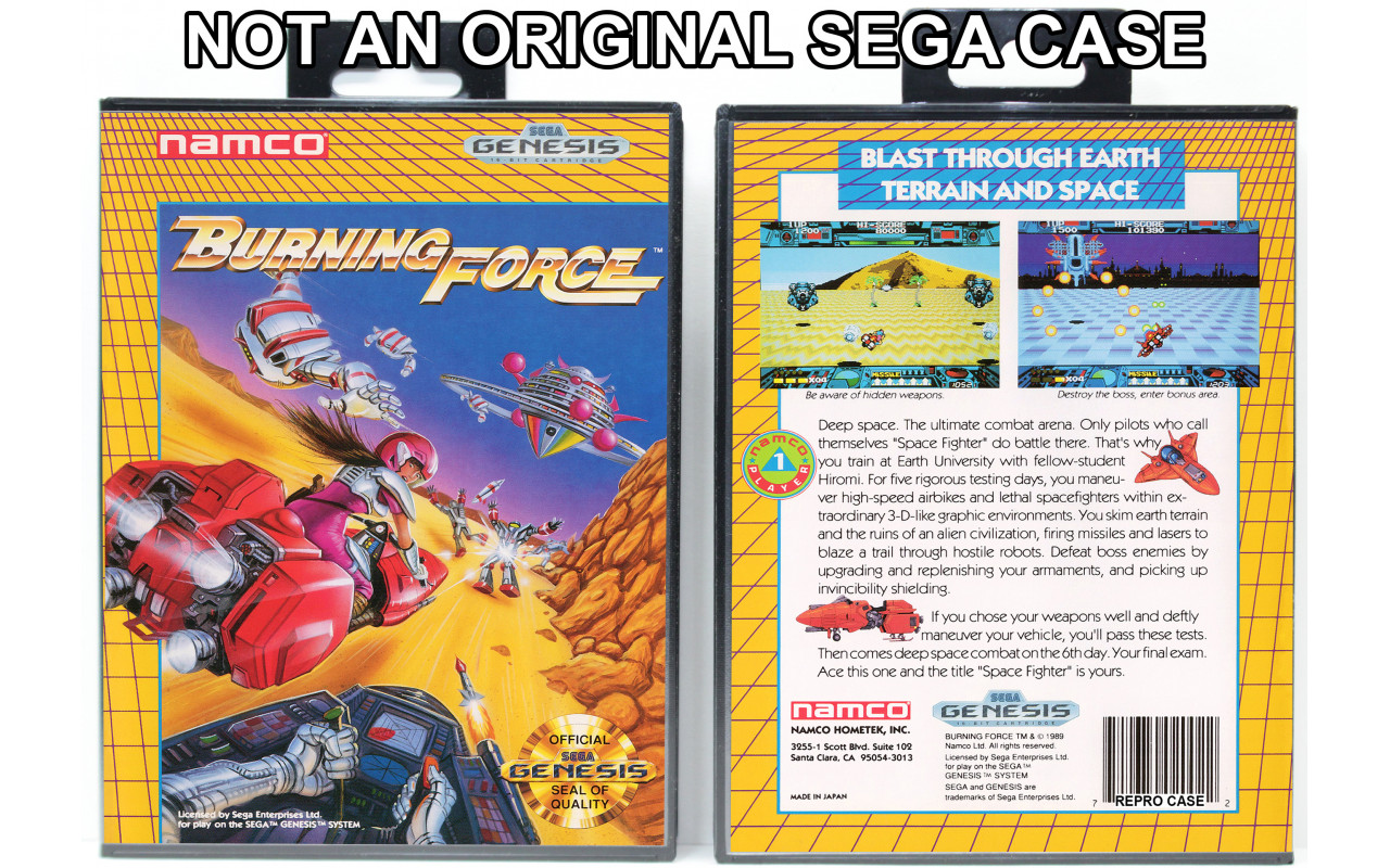 Gaming Relics - Sega Genesis - Burning Force
