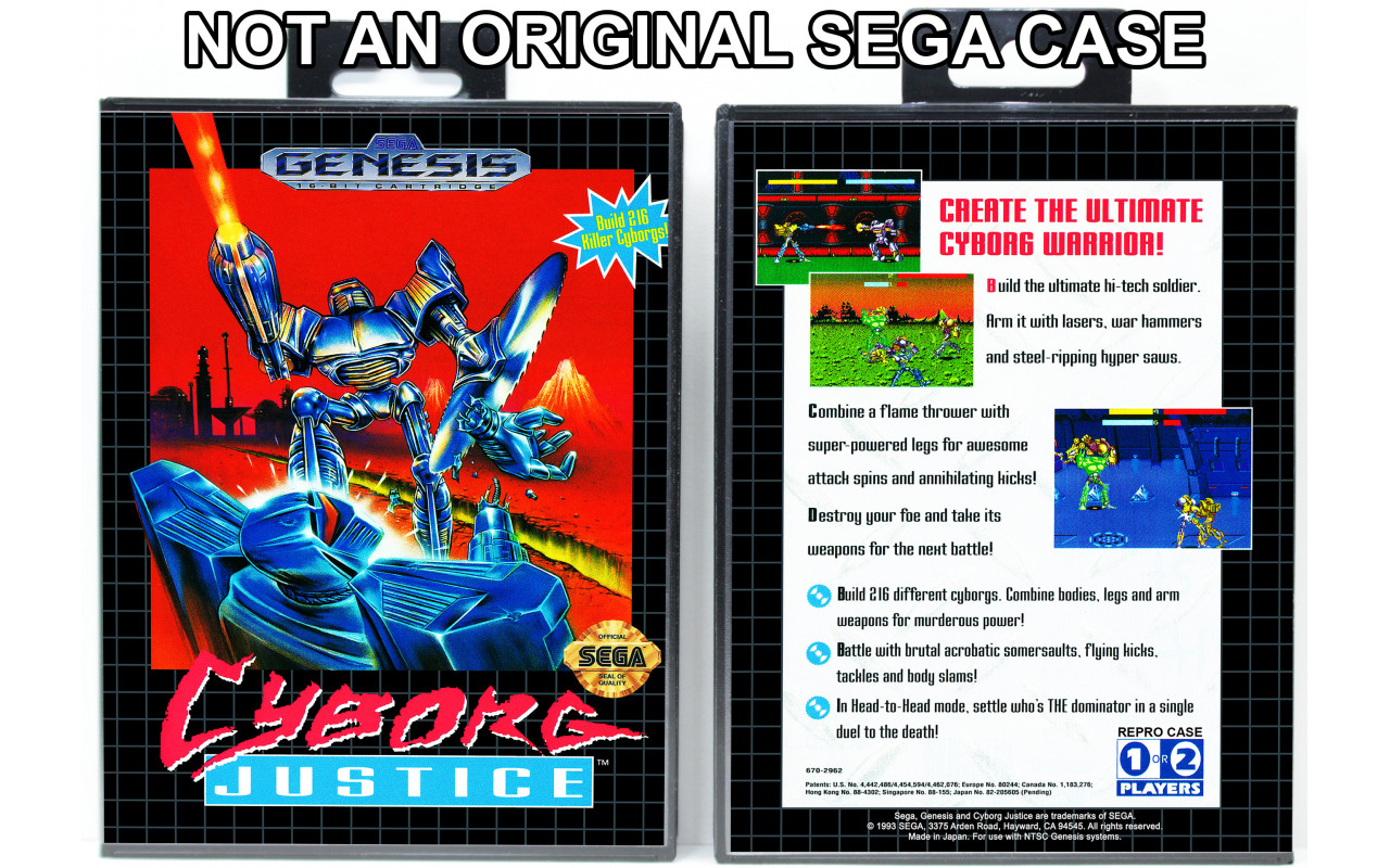 Gaming Relics - Sega Genesis - Cyborg Justice