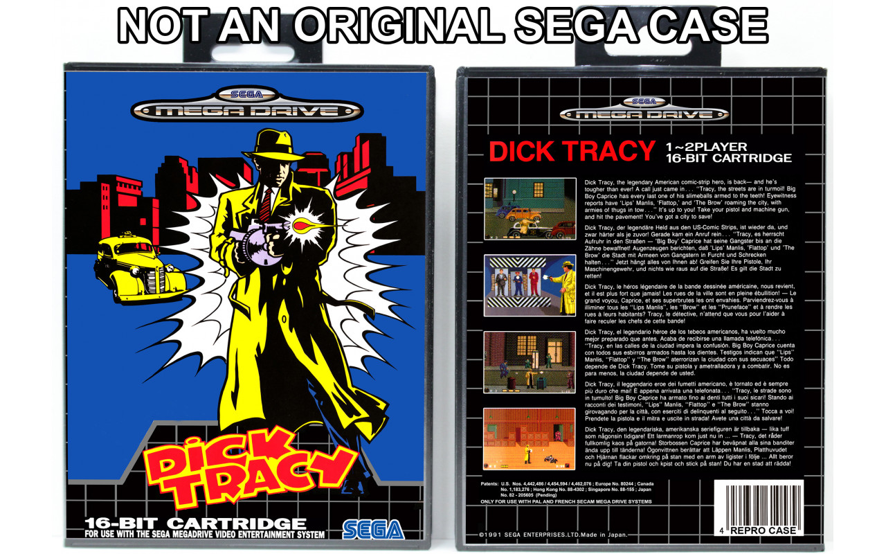 Gaming Relics - Sega Genesis - Dick Tracy (PAL Version)