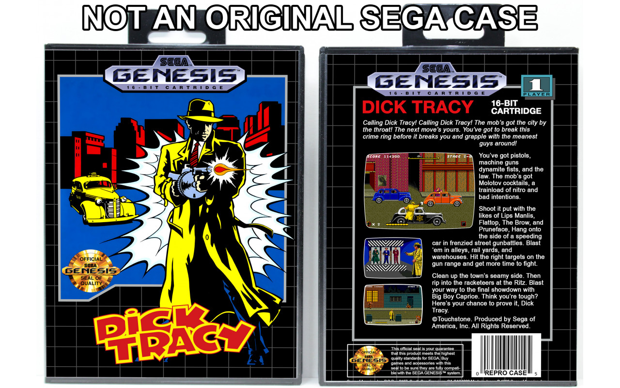 Gaming Relics - Sega Genesis - Dick Tracy
