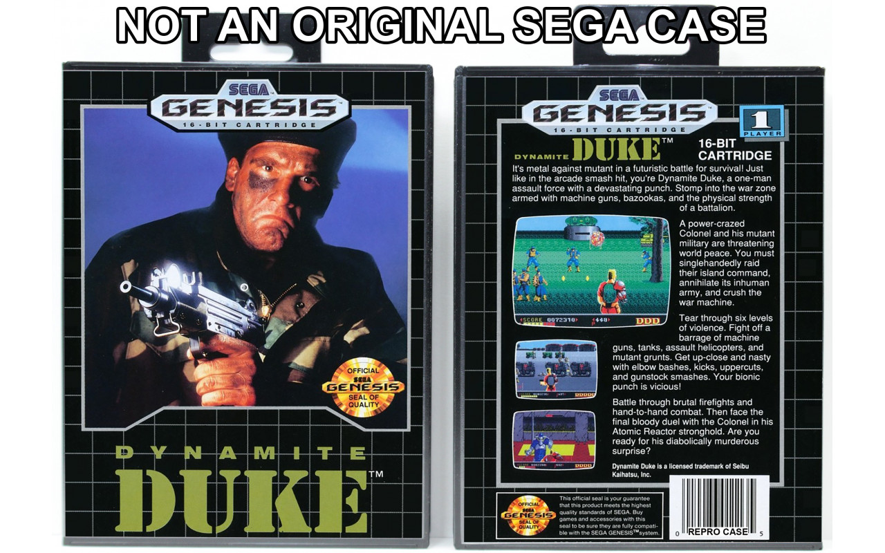 Gaming Relics - Sega Genesis - Dynamite Duke