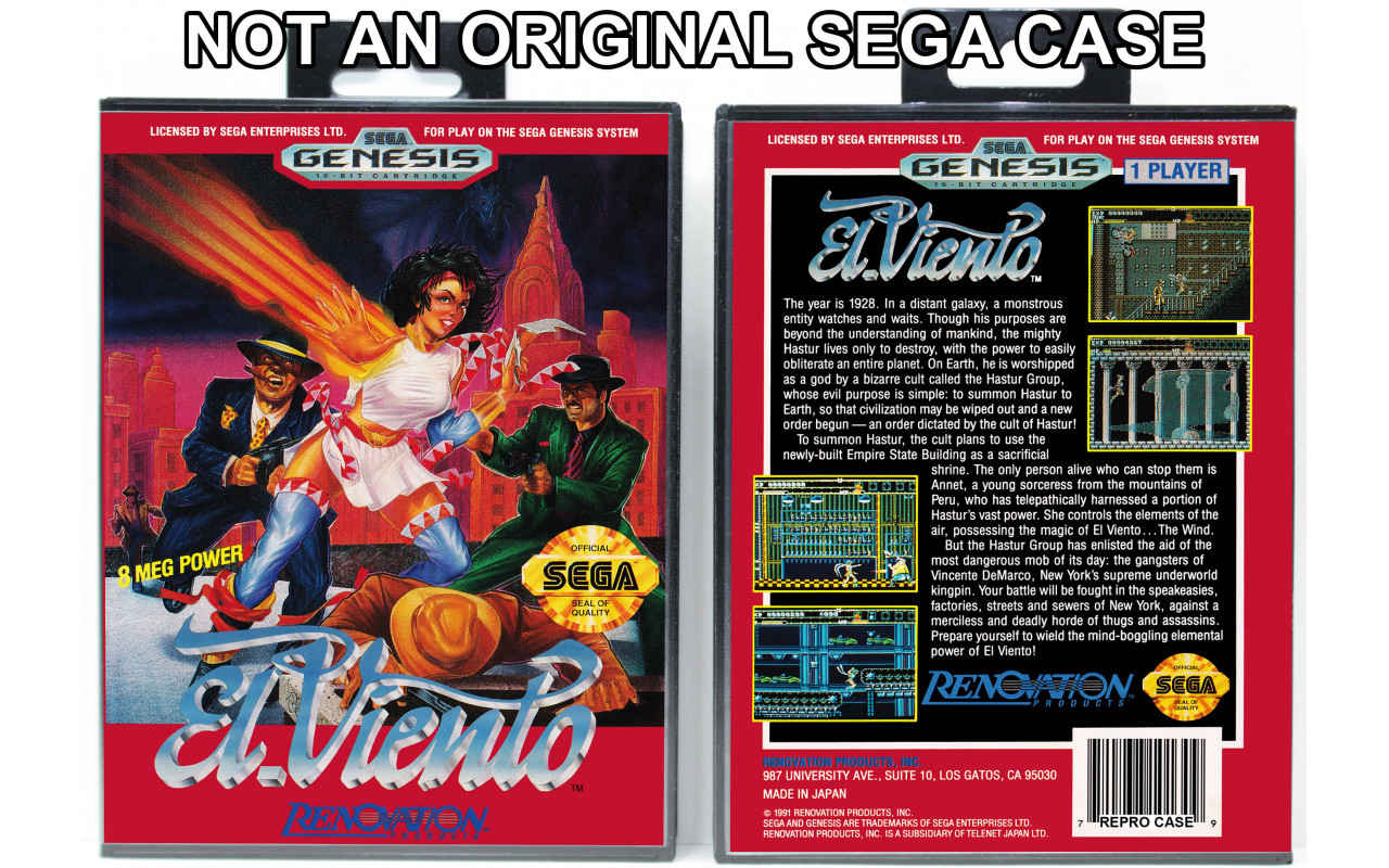 Gaming Relics - Sega Genesis - El Viento