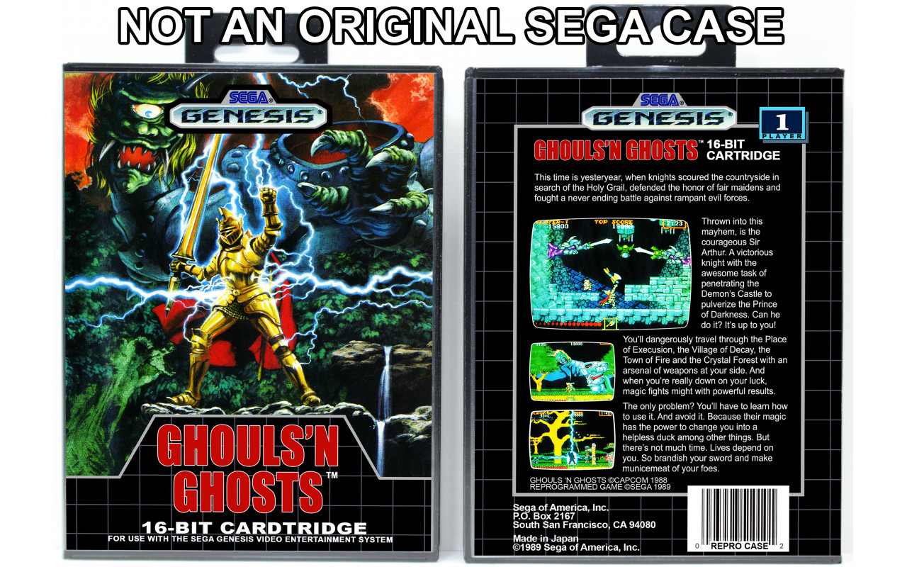 Gaming Relics - Sega Genesis - Ghouls 'n Ghosts