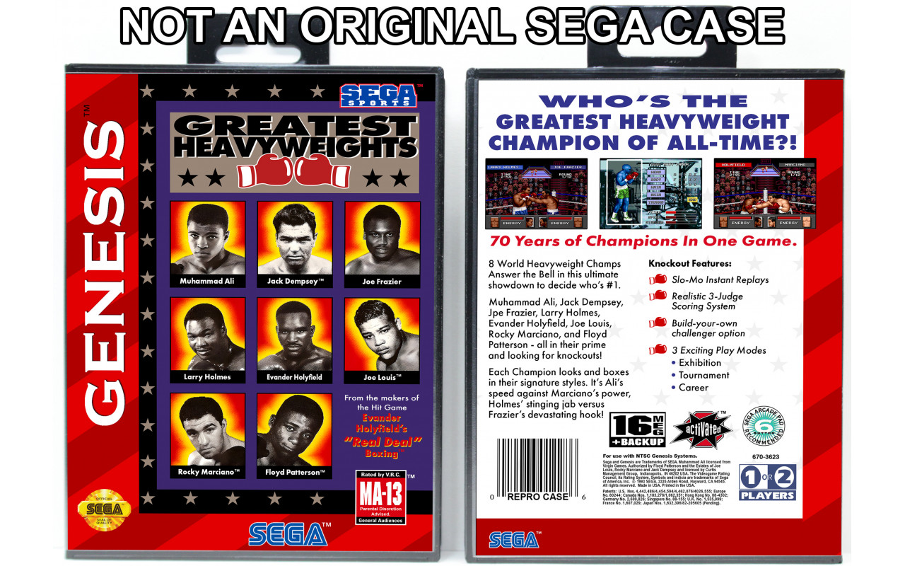 Gaming Relics - Sega Genesis - Greatest Heavyweights