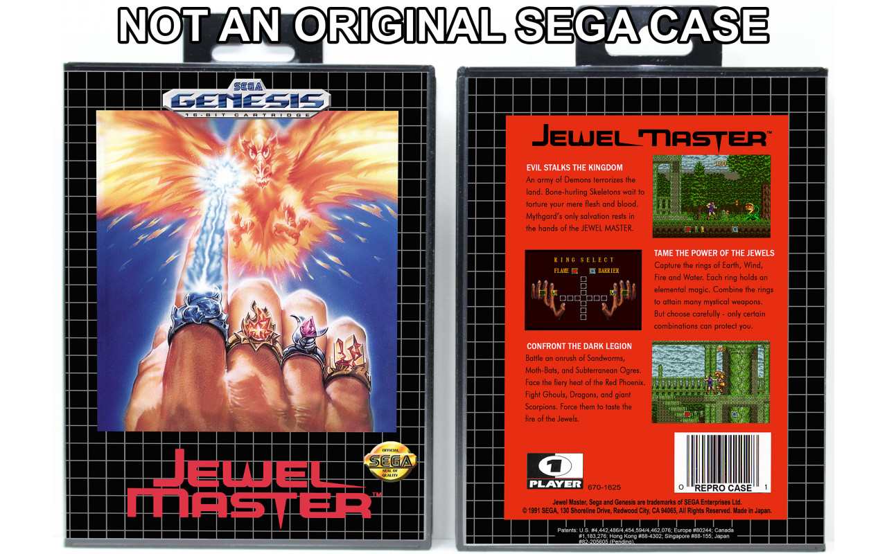 Gaming Relics - Sega Genesis - Jewel Master