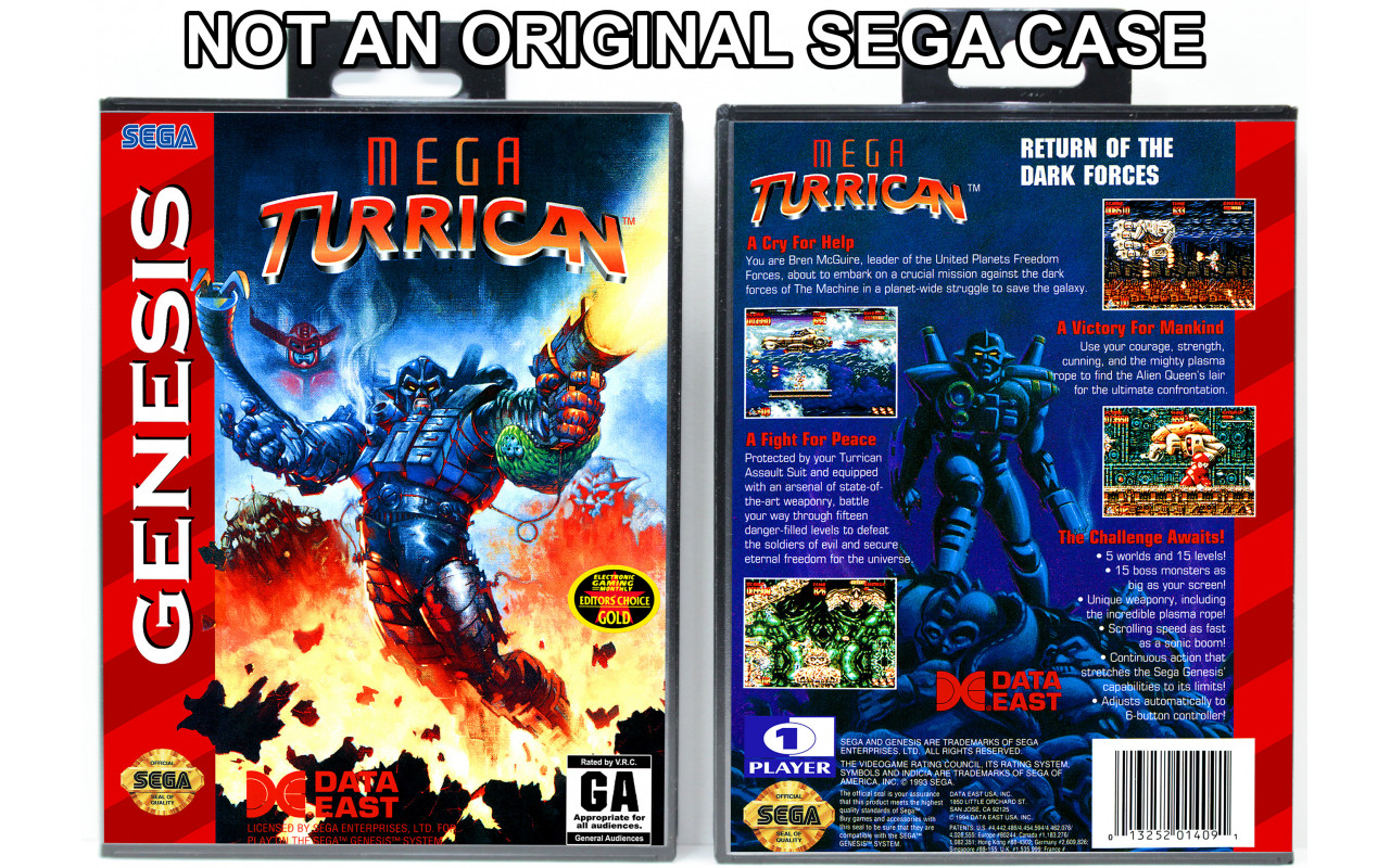 Gaming Relics - Sega Genesis - Mega Turrican