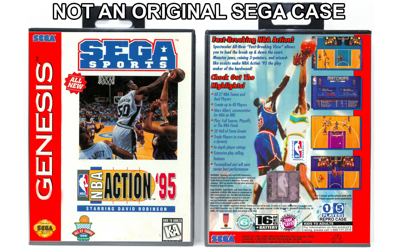 Gaming Relics - Sega Genesis - NBA Action '95