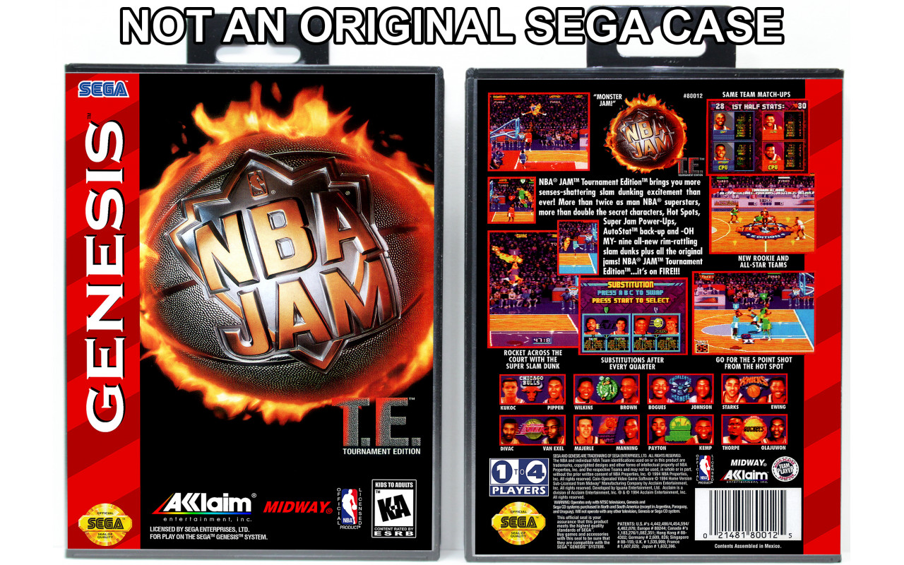 Gaming Relics - Sega Genesis - NBA Jam: Tournament Edition