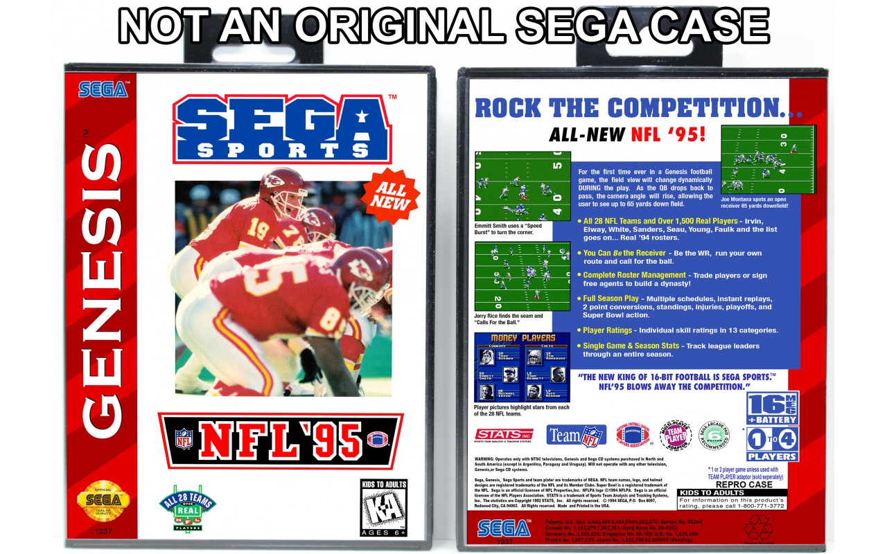 Gaming Relics - Sega - Sega Genesis - NFL '95