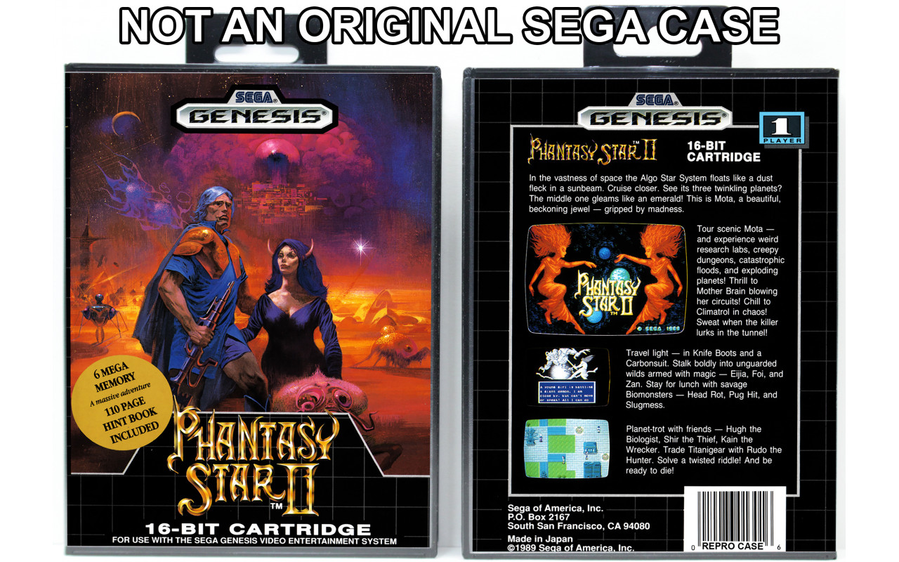 Gaming Relics - Sega Genesis - Phantasy Star II