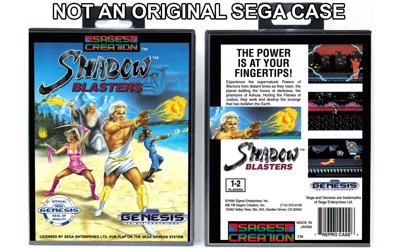 Gaming Relics - Sega Genesis - Shadow Blasters